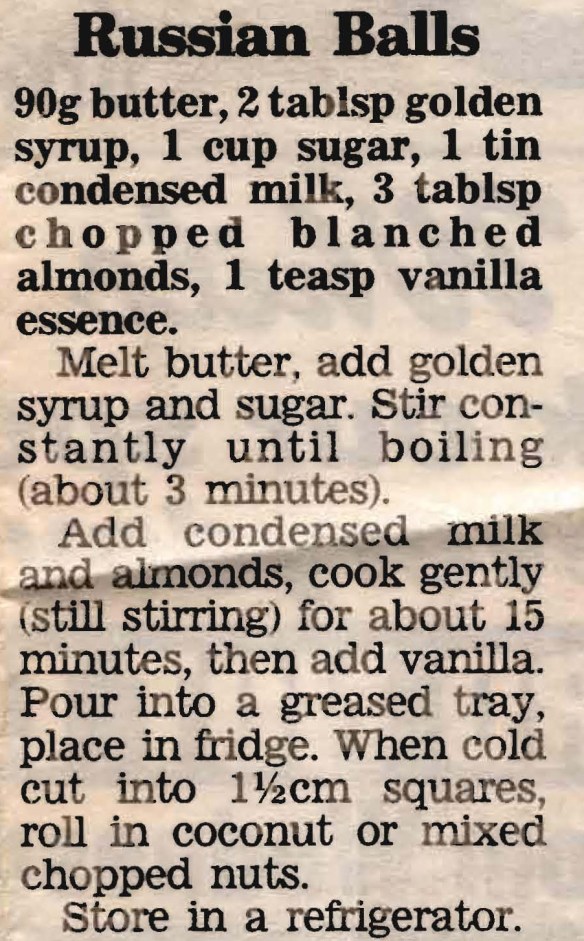 RUSSIAN BALLS | Beb's Recipe Drawer